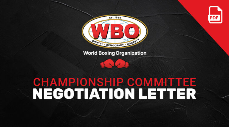 World Boxing Organization Homepage - WBO